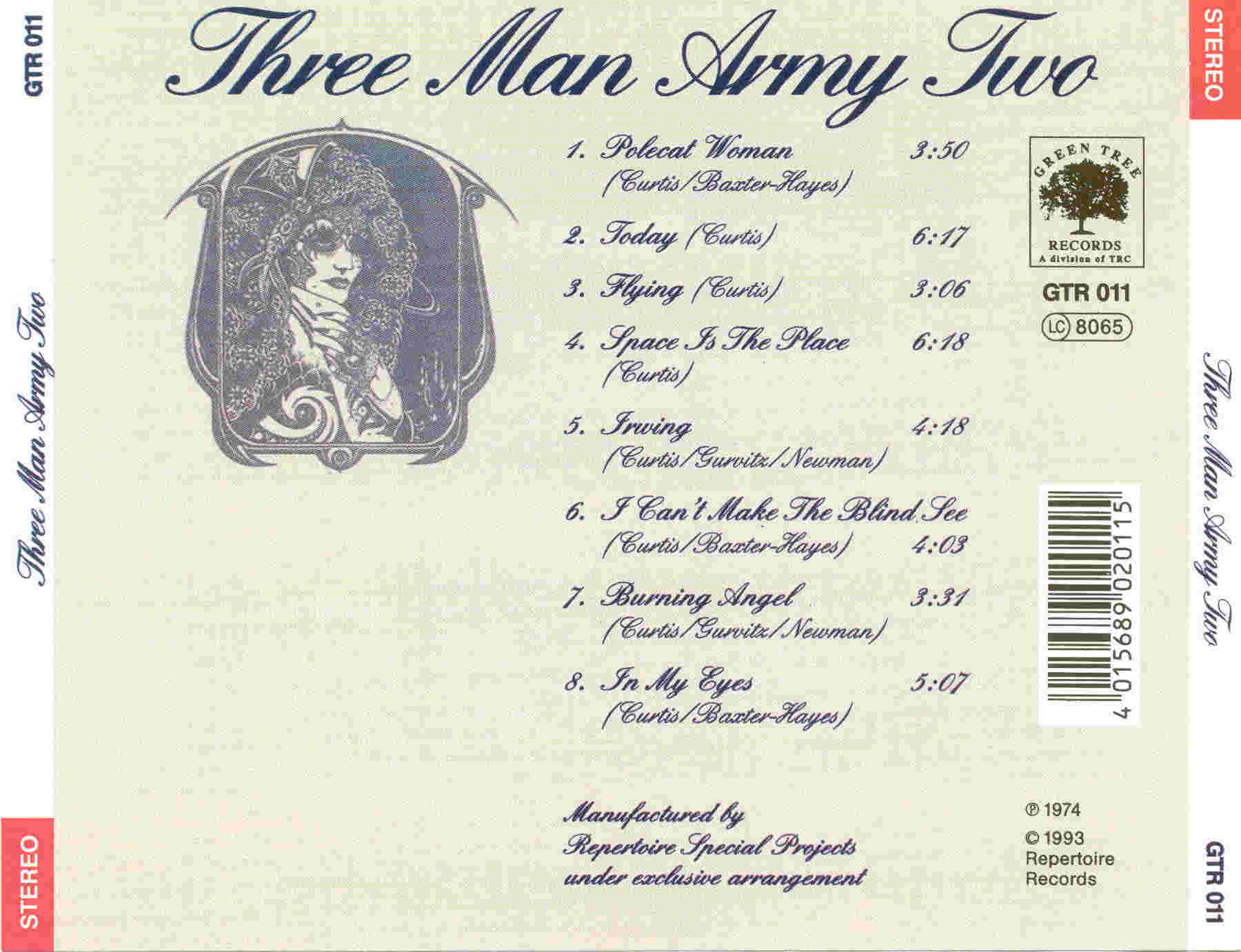 Three Man Army Two : Back | CD Covers | Cover Century | Over 1.000.000 ...